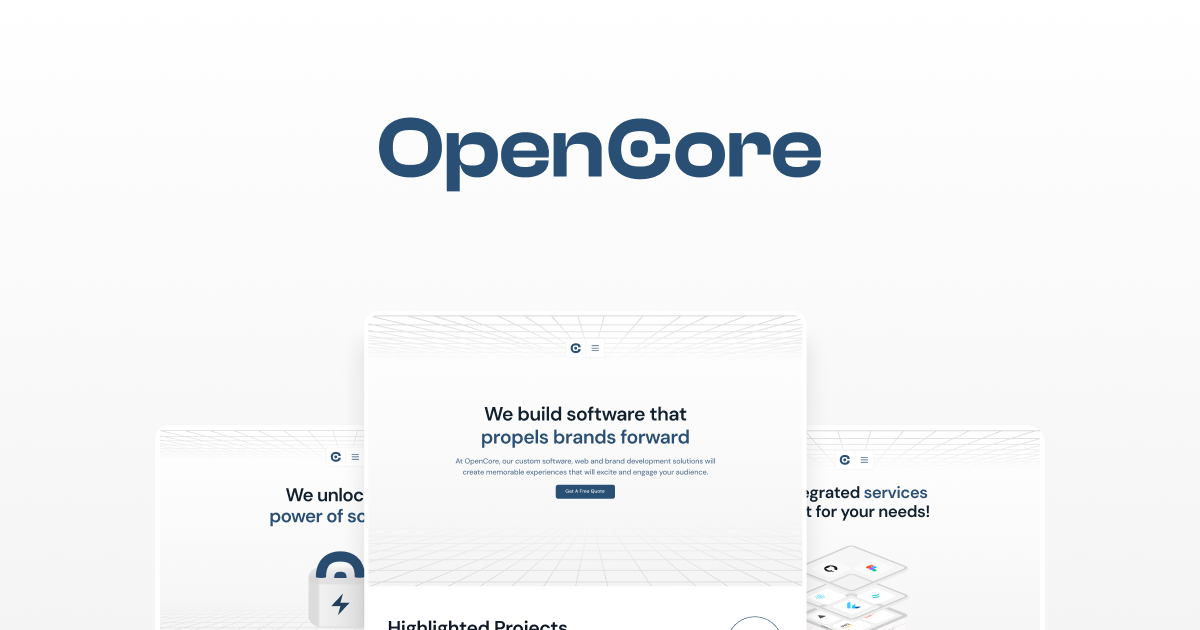 Home | OpenCore Group